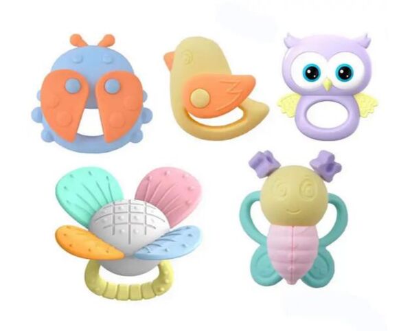 брязкальце набір 5 штук від 8 см прорізувач 2288-10 2288-10 - купити ...